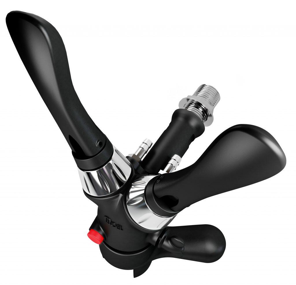 Boel iTap 2 mottrykksfyller, for flaskefylling fra 2 forskjellige fat ...