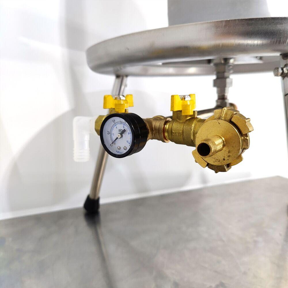 Hydropresse 40L, Frukt-presse i rustfritt stål - Ølbrygging AS