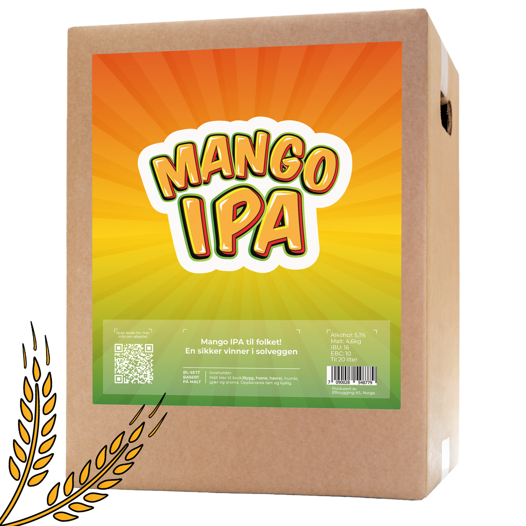 Mango IPA allgrain ølsett - Ølbrygging AS