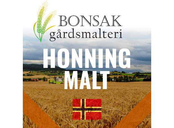 Honning Malt 25-35 EBC - Bonsak Gårdsmalteri - Ølbrygging AS
